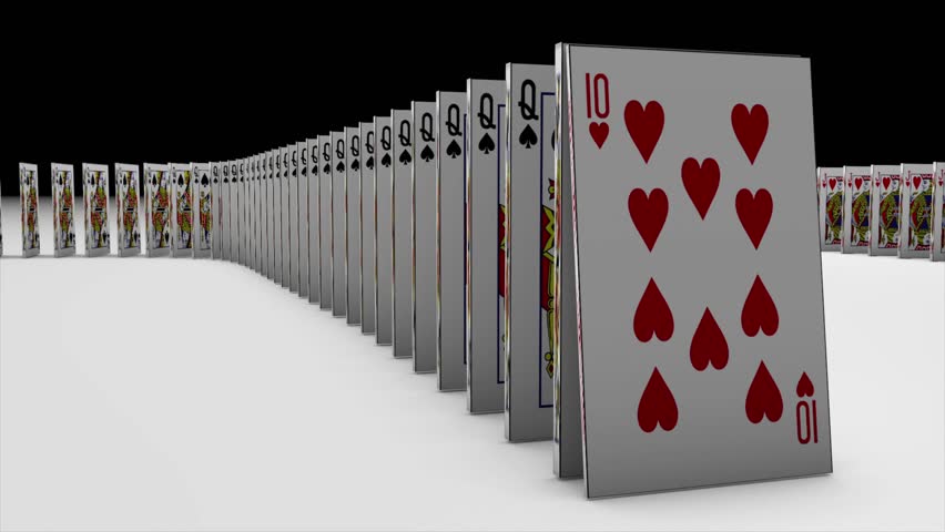 3d Animation of Playing Cards Stock Footage Video (100% Royalty-free ...