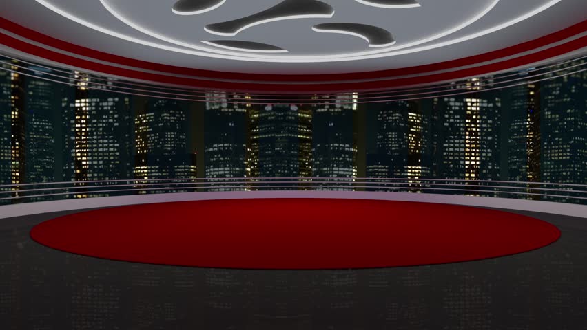 news tv studio set - virtual Stock Footage Video (100% Royalty-free) 17603557 | Shutterstock