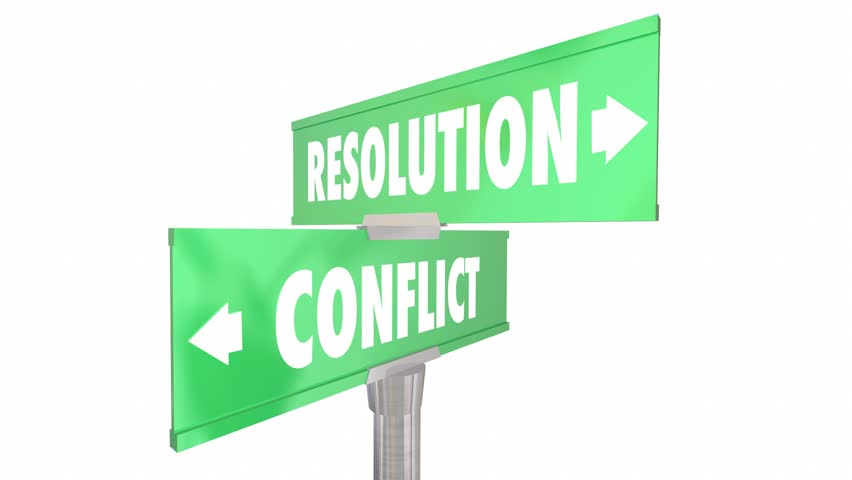 conflict vs resolution 2 two way Stock Footage Video (100% Royalty-free ...