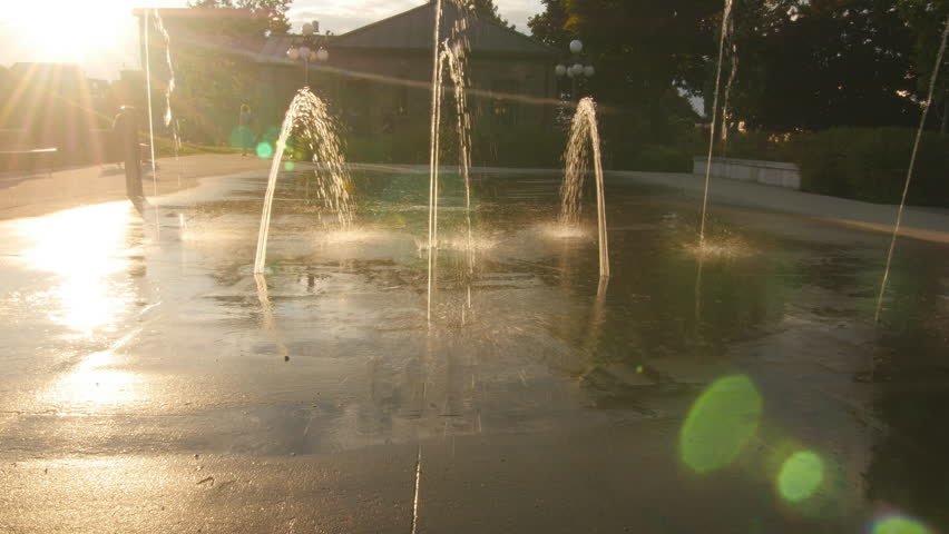 Fountains of Water in Quebec City, Canada image - Free stock photo ...
