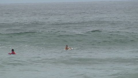 young woman bikini falls off floating Stock Footage Video (100% Royalty ...