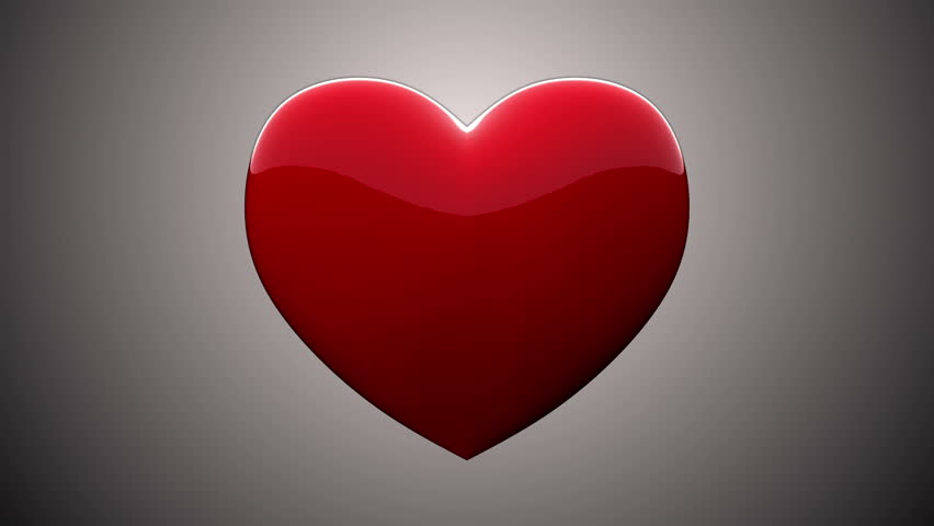 3d red heart - animation loopable Stock Footage Video (100% Royalty ...