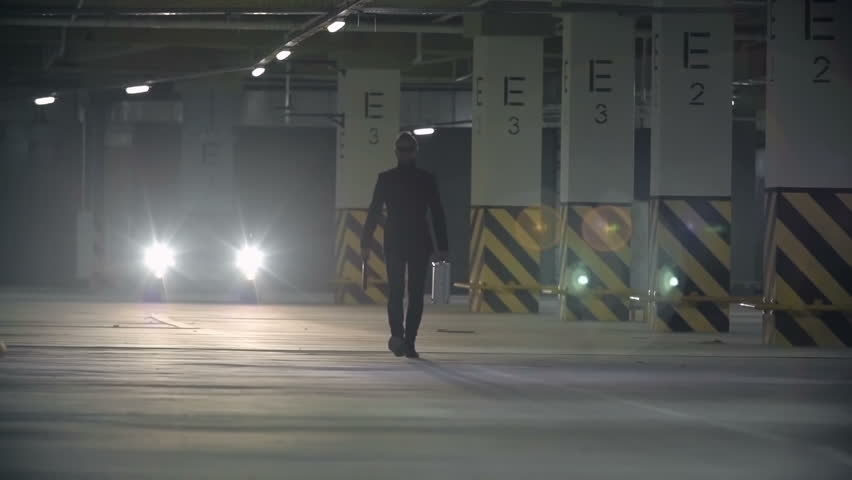 Slow Motion Wide Shot Intimidating Mafia Stock Footage Video (100% ...