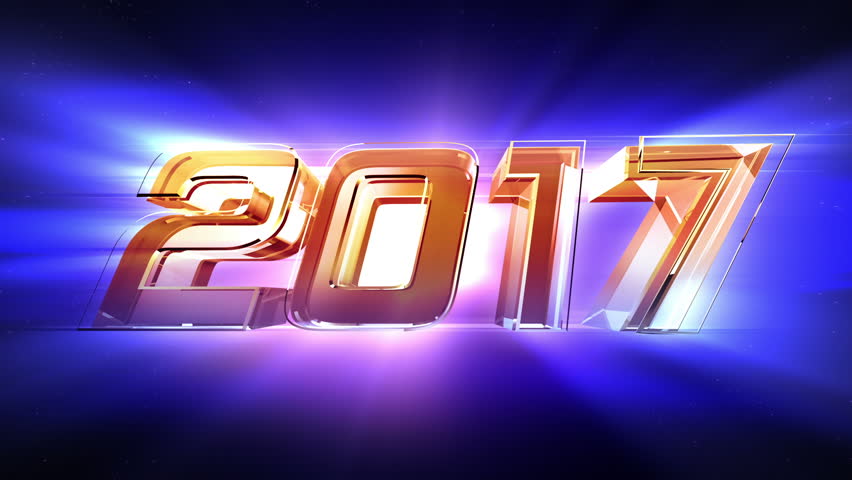 New Year 2017 Countdown Animation. Stock Footage Video (100% Royalty ...