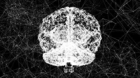 3d Render Female Face Analysis Biometric Stock Footage Video (100% ...