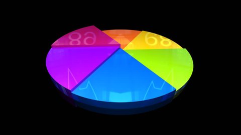 Three Dimensional Color Wheel On Black Stock Vector (Royalty Free ...