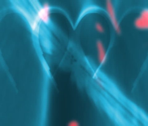 Animated Blue Heart Stock Footage Video (100% Royalty-free) 1900708 ...