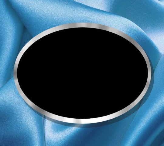 Animated Black Oval with Silver Stock Footage Video (100% Royalty-free ...