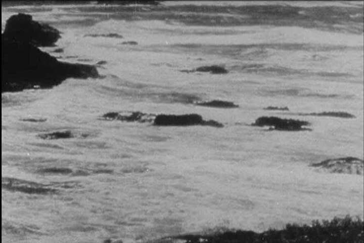 pacific ocean's waves choppy become more Stock Footage Video (100% ...