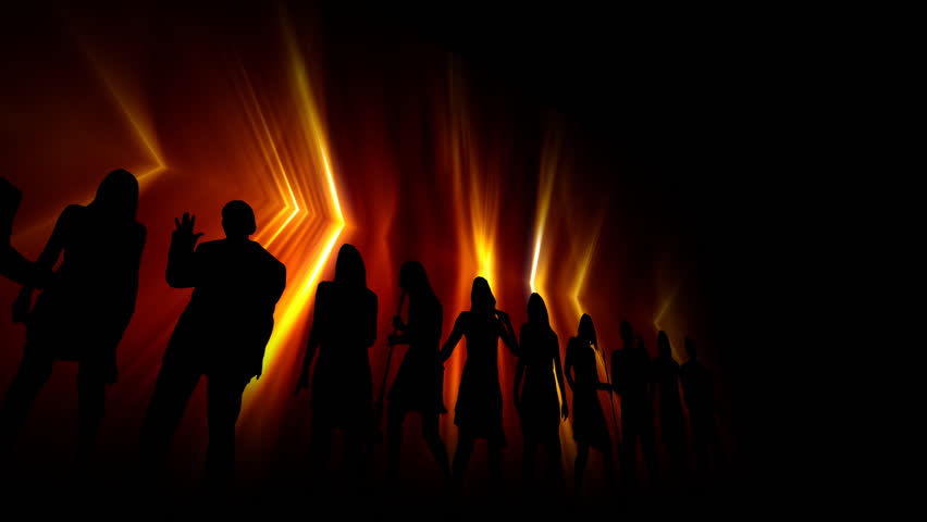 group people singing dancing slowly on Stock Footage Video (100% ...