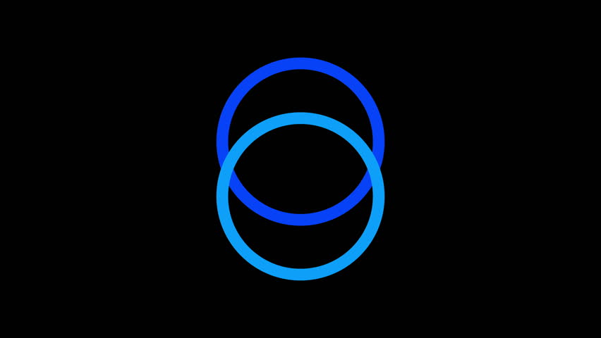 loading screen circular blue on black Stock Footage Video (100% Royalty ...