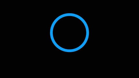 Blue Loading Circle On White Screen Stock Footage Video (100% Royalty ...