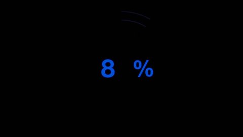 Progress Loading Circle Ui Indicator Loading Stock Footage Video (100% Royalty-free) 19080319 ...