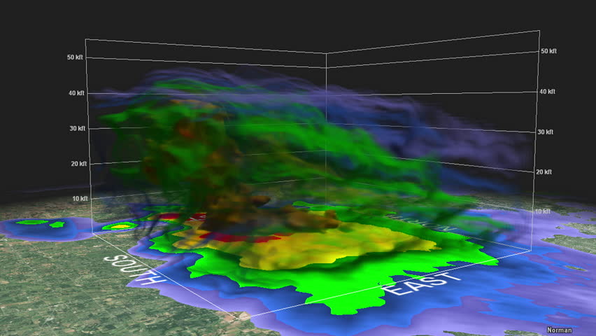 3d Visualization Of Weather Map - Map