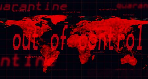 Earth Plague Disease Spread Around World Stock Footage Video (100% ...