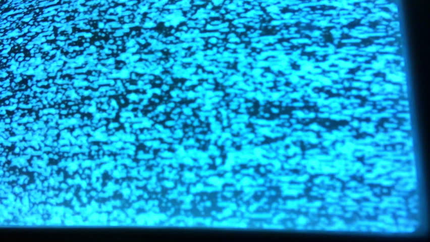 scrambled tv signal coming aged television Stock Footage Video (100% ...