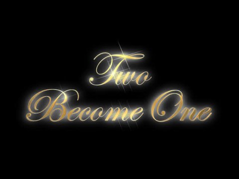 Two Become One Lettered Animation Stock Footage Video (100% Royalty ...