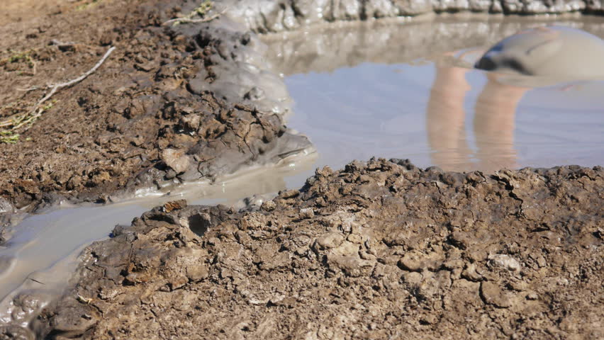 gas coming out mud volcanoes methane Stock Footage Video (100% Royalty ...