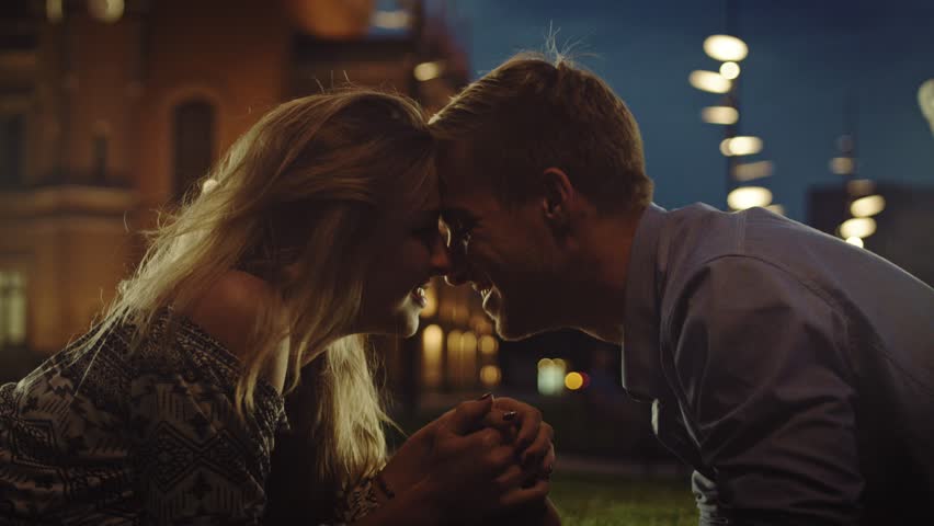 Young Couple Having Good Time Stock Footage Video 100 Royalty Free