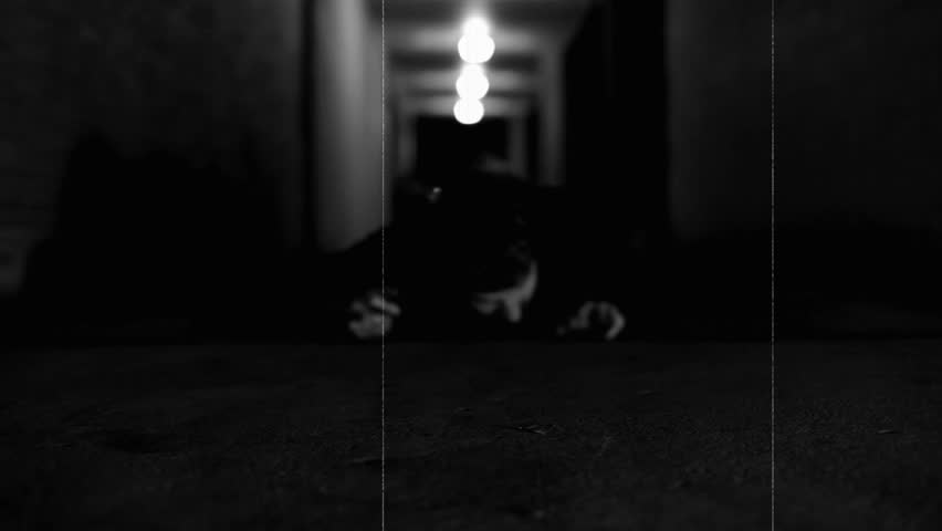 Zombie Crawling Towards Camera. Effects Stock Footage Video (100% ...