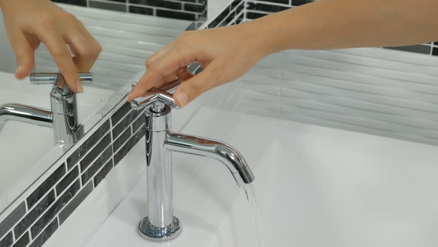 4k of Close-up Open Faucet Stock Footage Video (100% Royalty-free ...