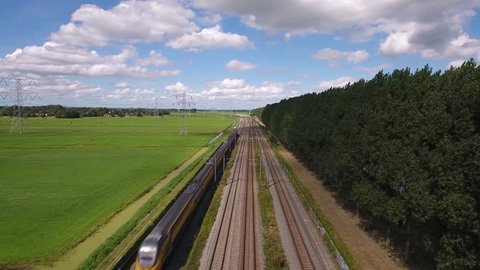 Truck Driving Off Bridge Shore Aerial Stock Footage Video (100% Royalty ...