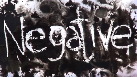 Negative Lettering Appearance Artist Show Special Stock Footage Video ...