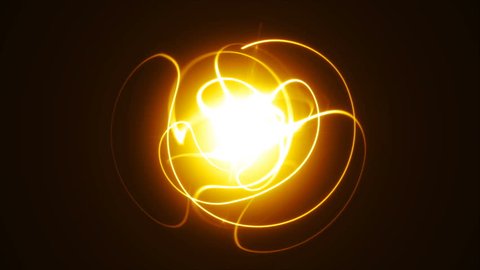 Dynamic Atom Light Explosion Isolated Easy Stock Vector (Royalty Free ...