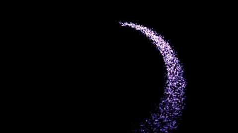 Particle Ring Energy Background Seamless Loop Stock Footage Video (100% ...