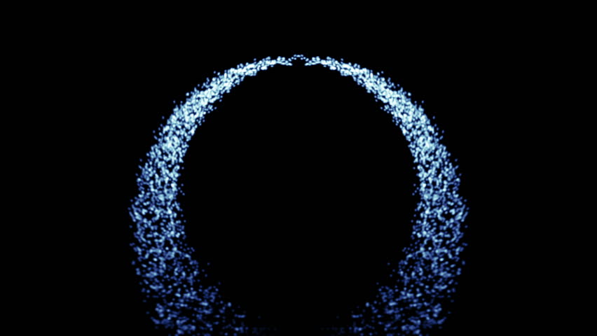 particle ring energy background seamless loop Stock Footage Video (100% ...