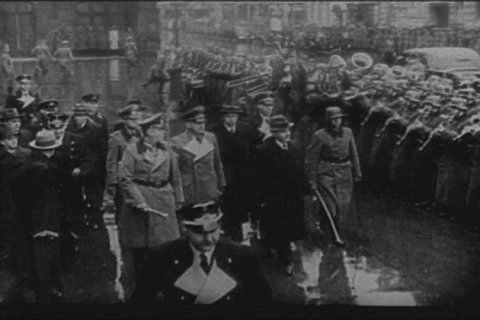 Diplomats Agree Germansoviet Nonaggression Pact Adolf Stock Footage ...