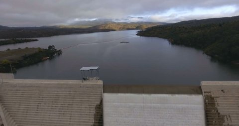 Cotter Dam Canberra Overflowing Stock Footage Video (100% Royalty-free ...