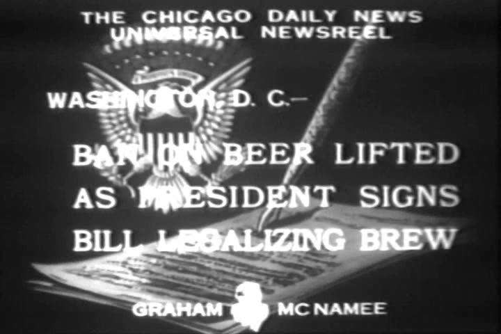 fdr signs bill effectively ending prohibition Stock Footage Video (100% ...