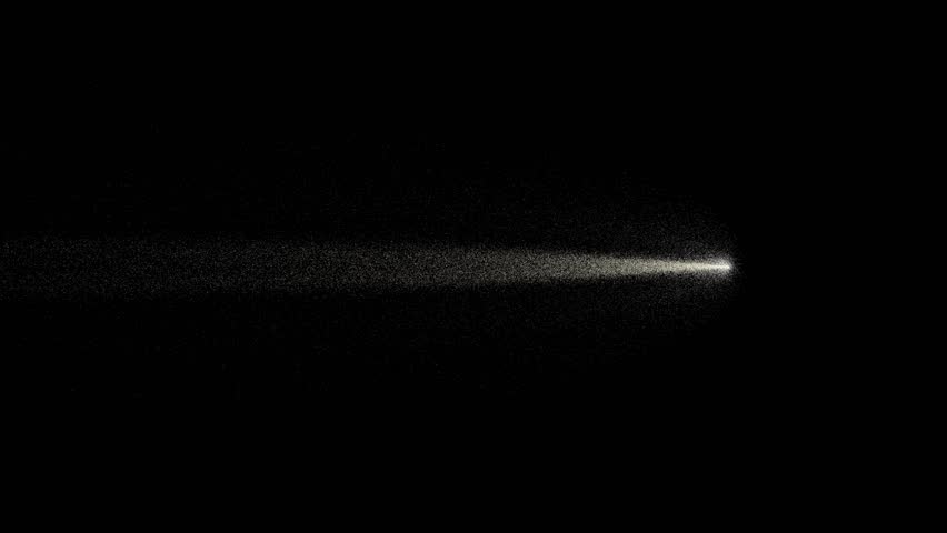 slow motion render comet shooting star Stock Footage Video (100% ...