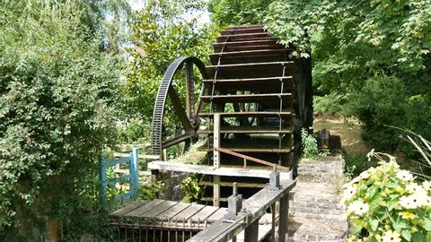 Summer Mill Closeup Full View Grist Stock Photo (Edit Now) 686843224