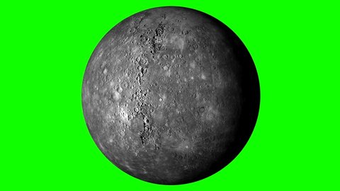 Mercury Rotating Mercury Spinning Full Rotation Stock Footage Video ...