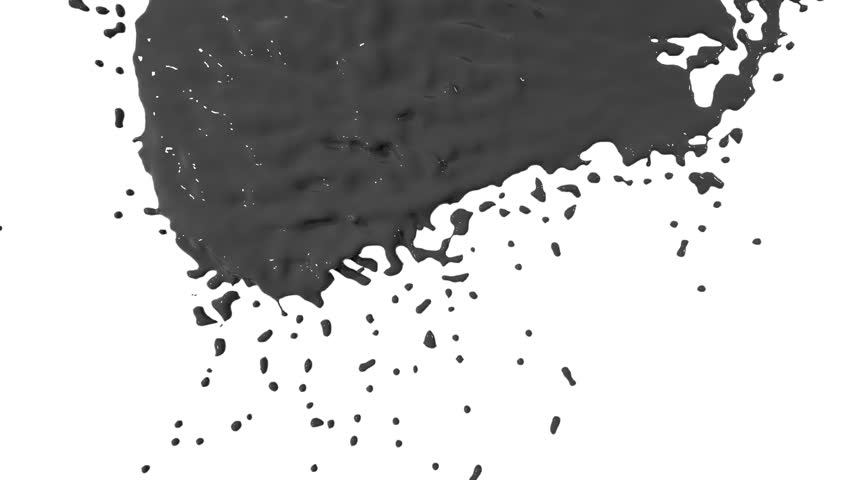 grey paint dripping down over screen Stock Footage Video (100% Royalty ...