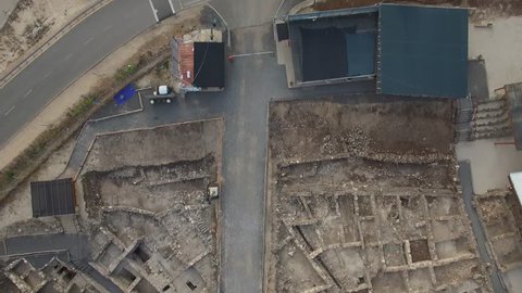 Magdala Archaeological Park Lake Kinneret Version Stock Footage Video ...