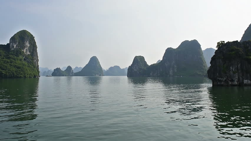 ha long bay descending dragon vietnam Stock Footage Video (100% Royalty ...