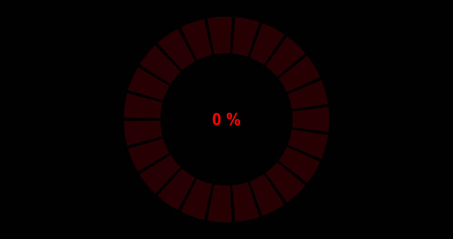 Animation Red Loading Bar with Stock Footage Video (100% Royalty-free ...