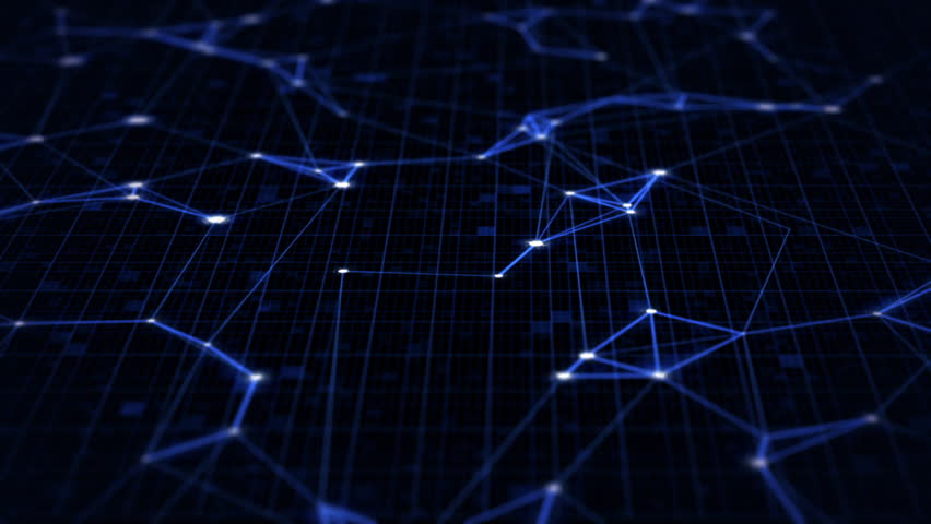 Digital Data Points of Connections Stock Footage Video (100% Royalty ...