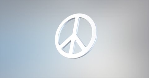 Peace Symbols Form Infinity Symbol Together Stock Illustration ...