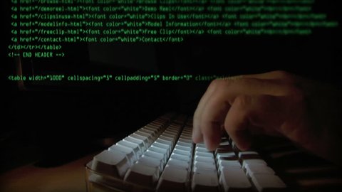 Typing Code On Computer Stock Footage Video (100% Royalty-free) 1983202 ...