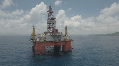 fpso tanker vessel near oil rig Stock Footage Video (100% Royalty-free ...