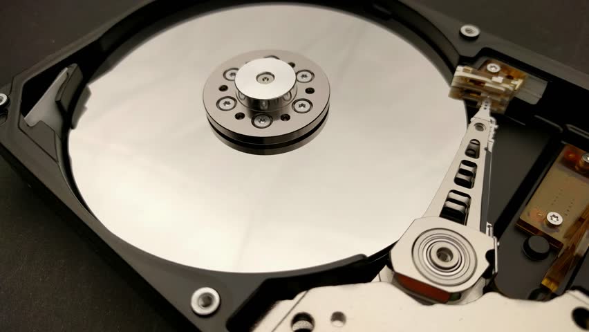 Broken Hard Disk Drive with Stock Footage Video (100% Royalty-free ...