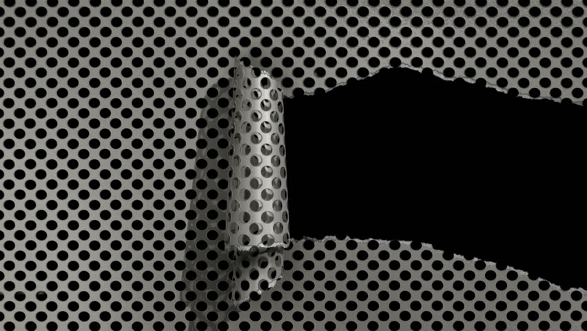 ripping metal sheet animation matte Stock Footage Video (100% Royalty ...