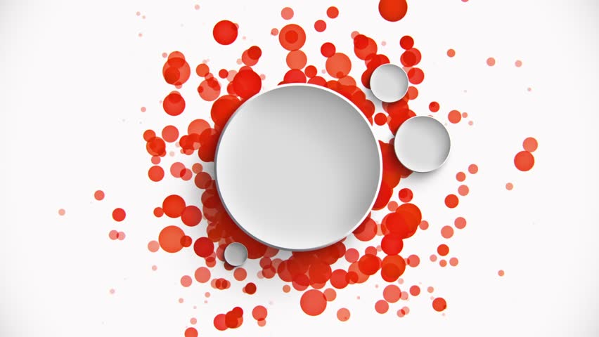abstract white circle solids pattern scale Stock Footage Video (100% ...