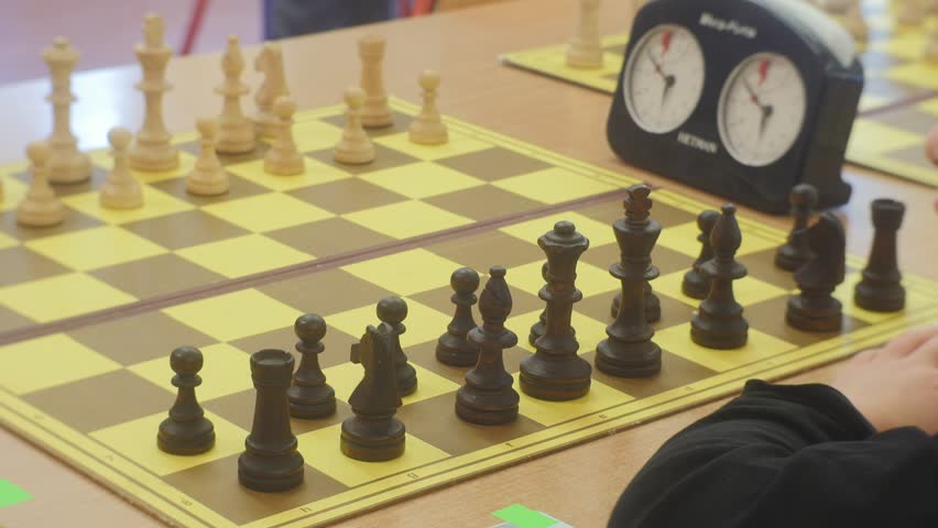 chess pieces set initial position timers Stock Footage Video (100% ...