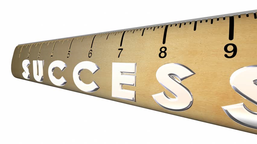 Success Measure Good Performance Ruler Stock Footage Video (100% ...