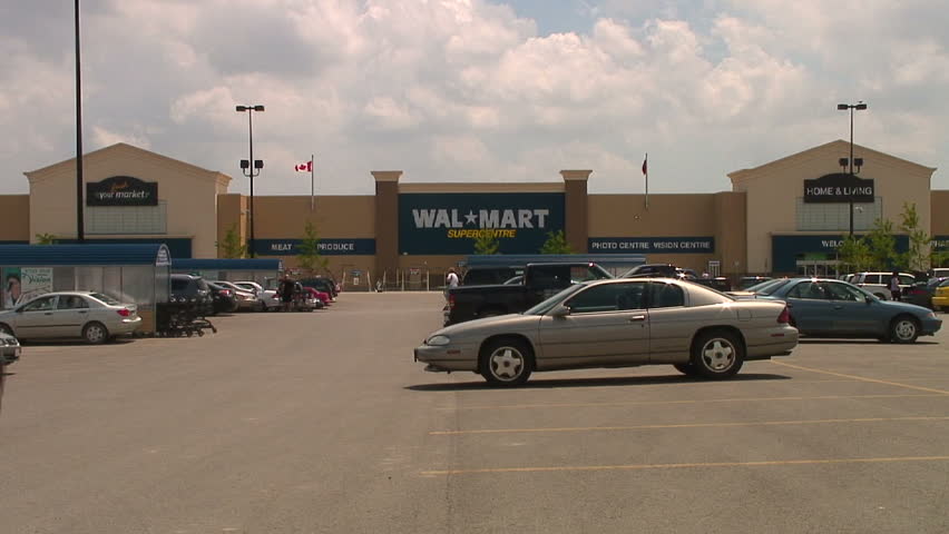 view walmart outside time lapse Stock Footage Video (100% Royalty-free ...
